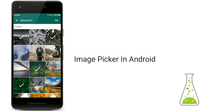 آموزش Image Picker متریال در اندروید - آموزش برنامه نویسی اندروید